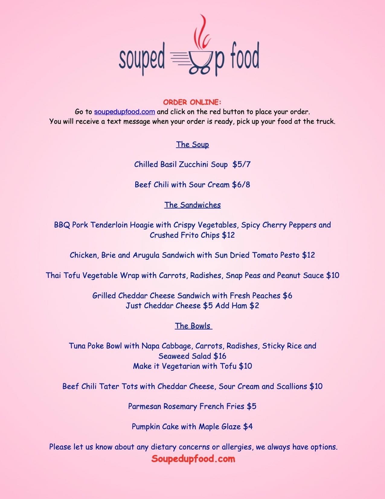 Souped Up Food At Carlson Orchards! – Welcome